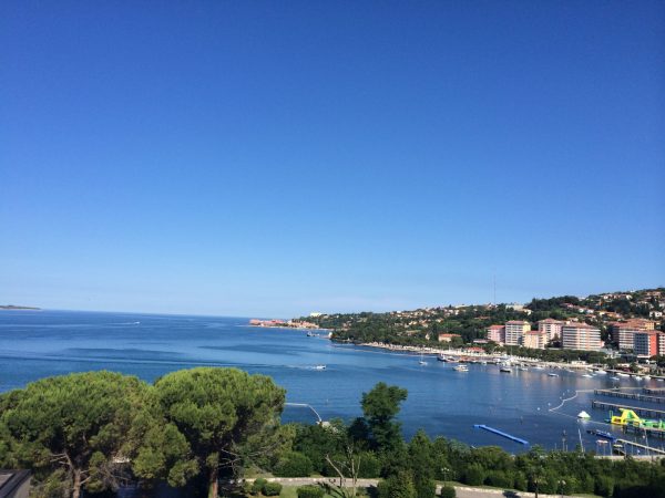 Portoroz, a vivid beach resort on the Adriatic coast of Slovenia